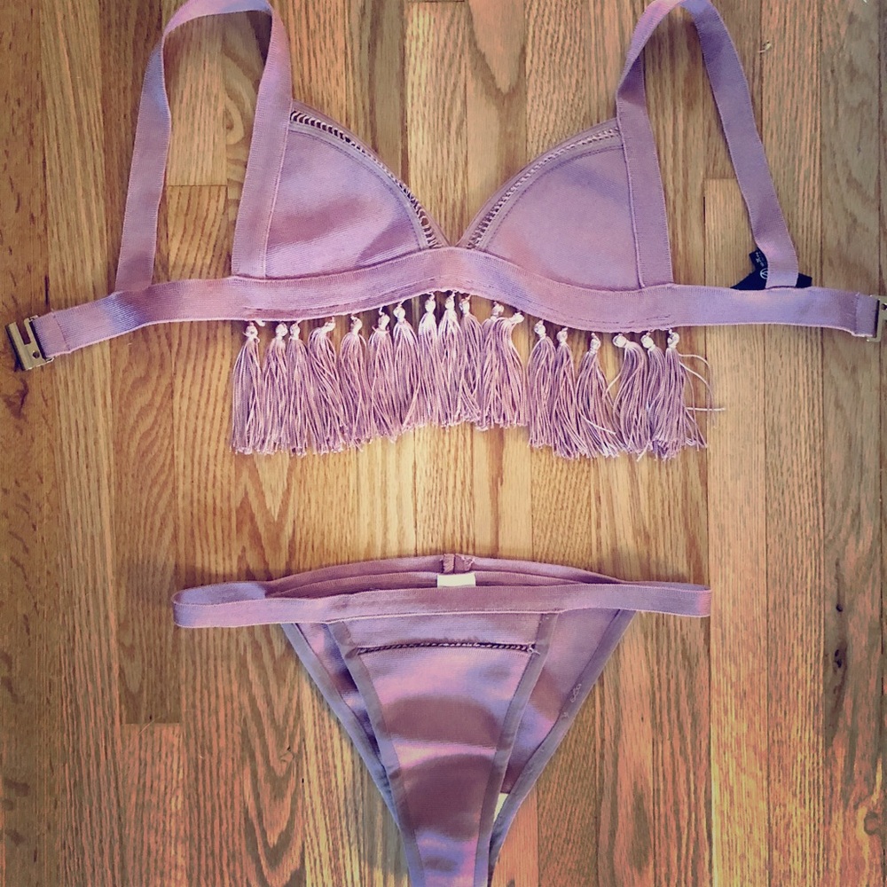 Missguided Fringe Bikini Best - Gem